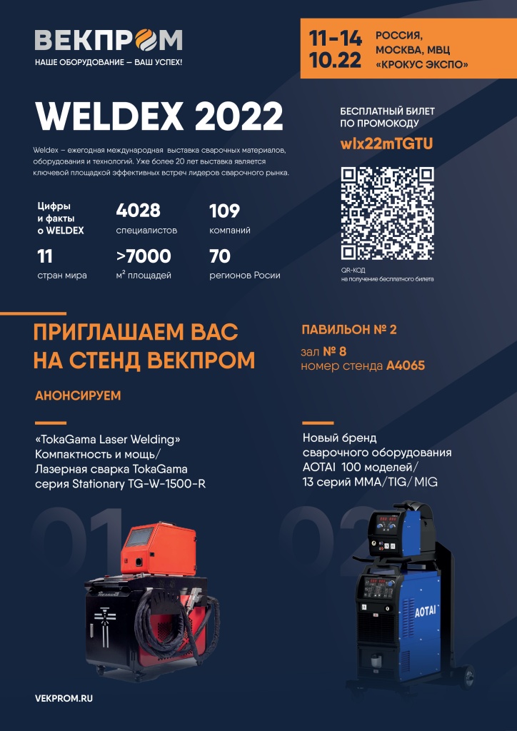 Выставка WELDEX 2022